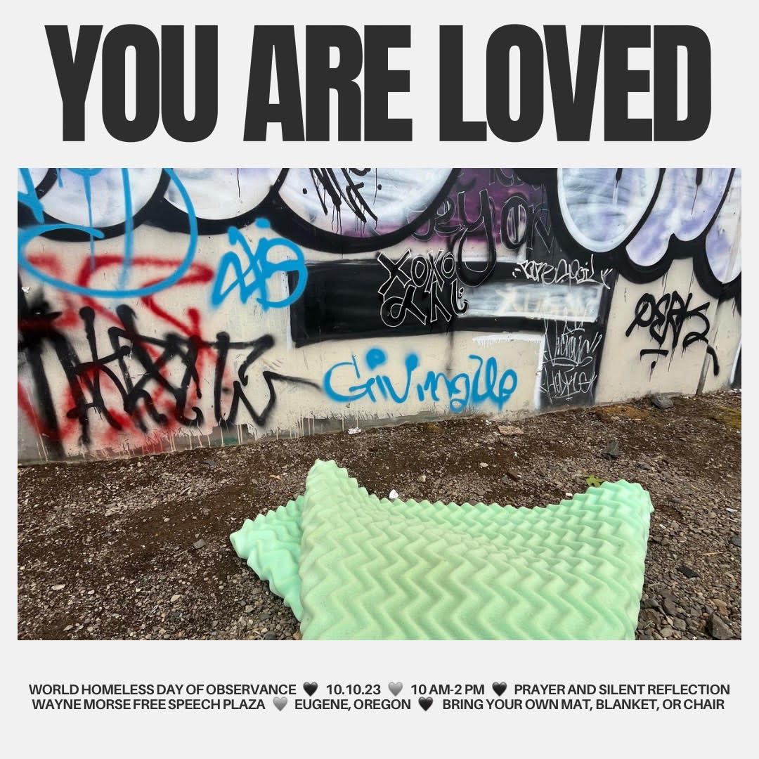 Eugene marks World Homeless Day Oct. 10 - Whole Community News